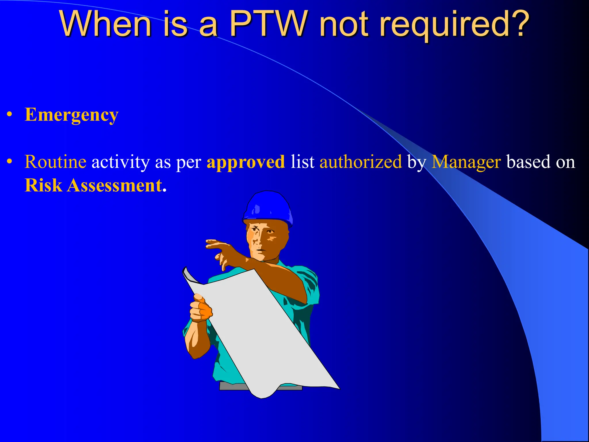 Work permit of fire and safety engineering | PPT