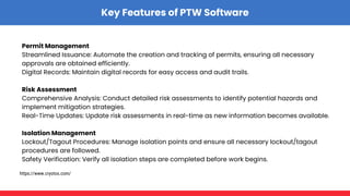 Enhancing Safety Protocols with Permit to Work (PTW) Software | PPT