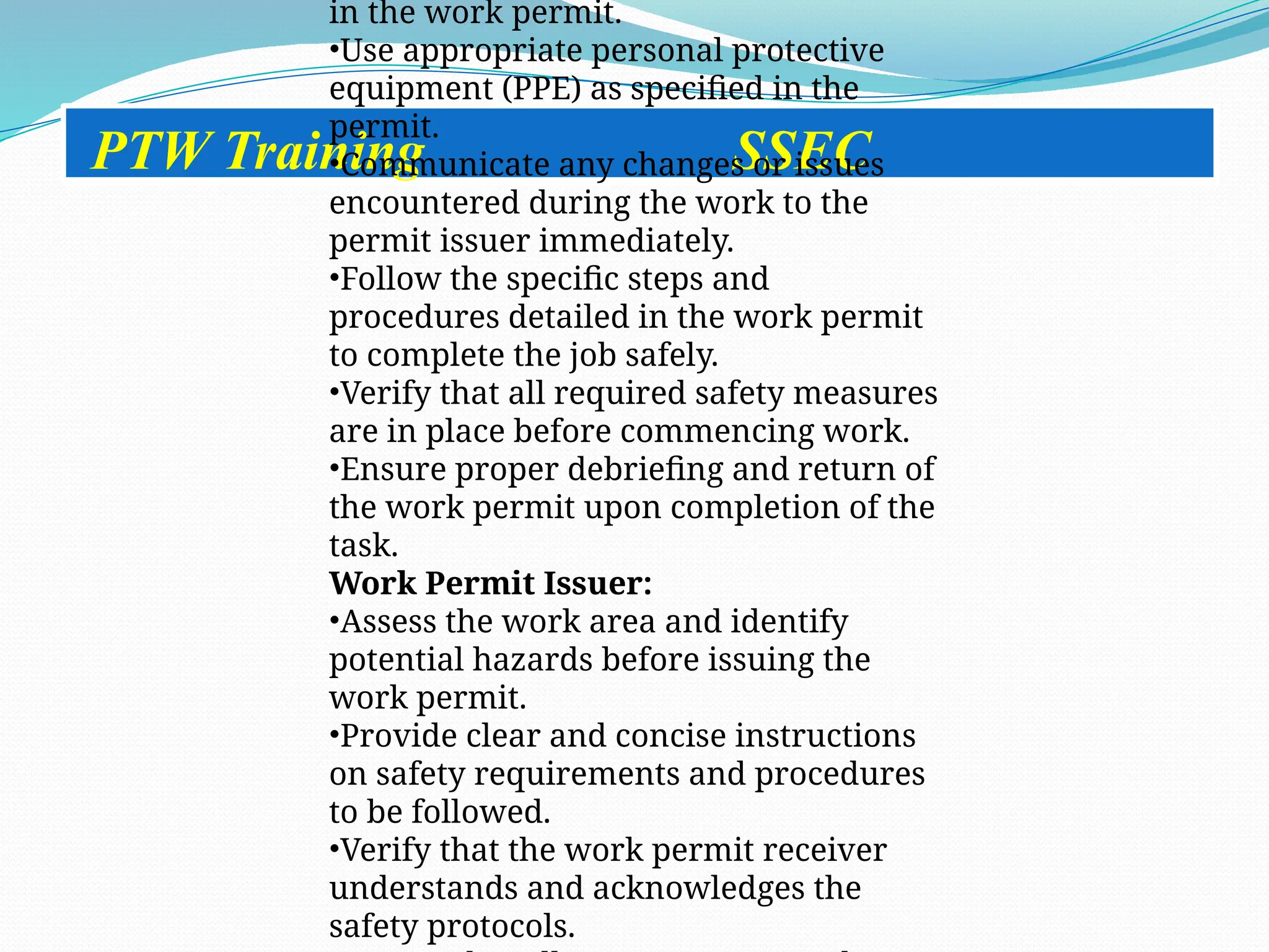 PTW Training SINOPEC SHANGHAI ENGINEERING COMPANY | PPTX