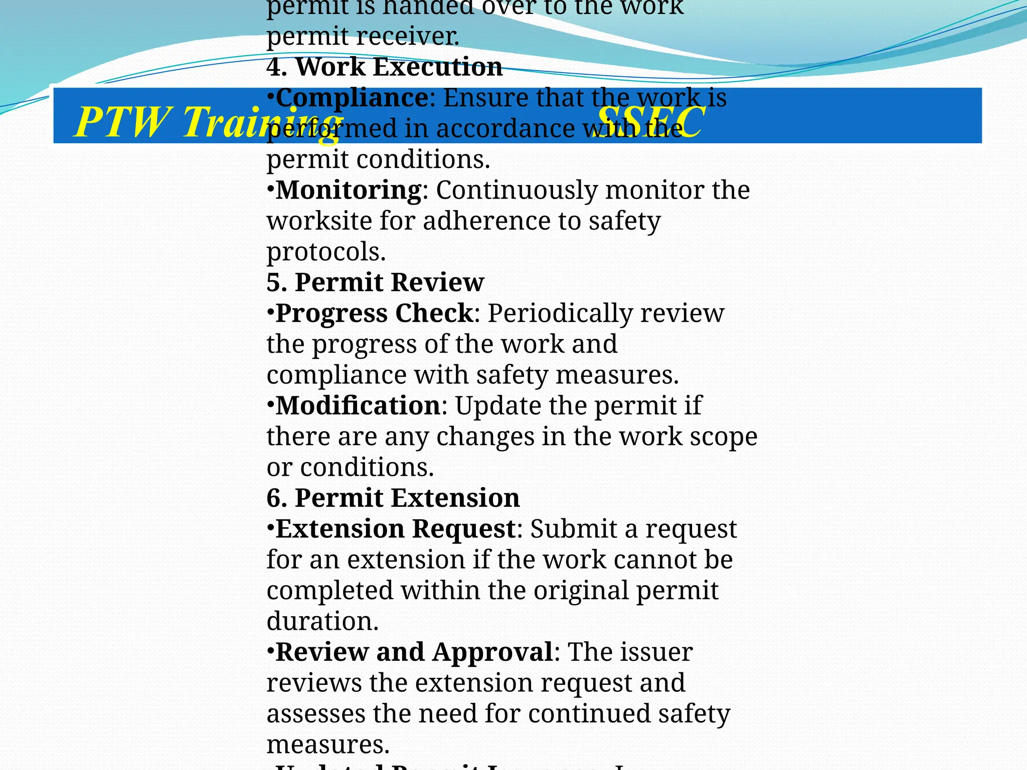 PTW Training SINOPEC SHANGHAI ENGINEERING COMPANY | PPTX