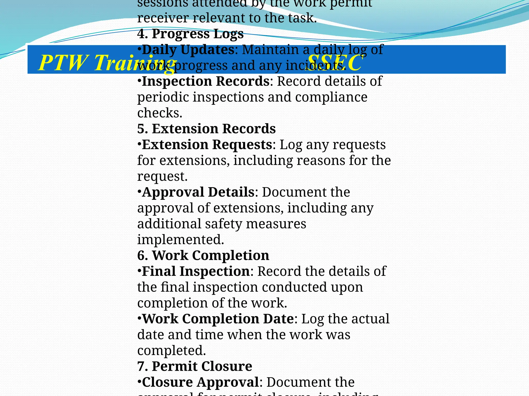 PTW Training SINOPEC SHANGHAI ENGINEERING COMPANY | PPTX