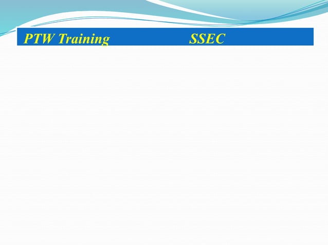 PTW Training SINOPEC SHANGHAI ENGINEERING COMPANY | PPTX