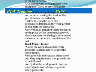 PTW Training SINOPEC SHANGHAI ENGINEERING COMPANY | PPTX