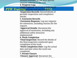 PTW Training SINOPEC SHANGHAI ENGINEERING COMPANY | PPTX
