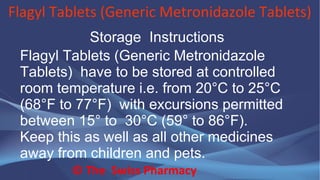 Flagyl Tablets (Generic Metronidazole Tablets) | PPT