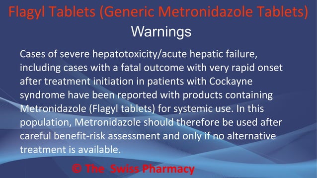 Flagyl Tablets (Generic Metronidazole Tablets) | PPT
