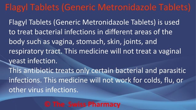 Flagyl Tablets (Generic Metronidazole Tablets) | PPT