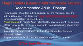 Flagyl Tablets (Generic Metronidazole Tablets) | PPT