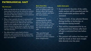 Pty 4304 pathokinesiology gait & pathological gait b | PPTX