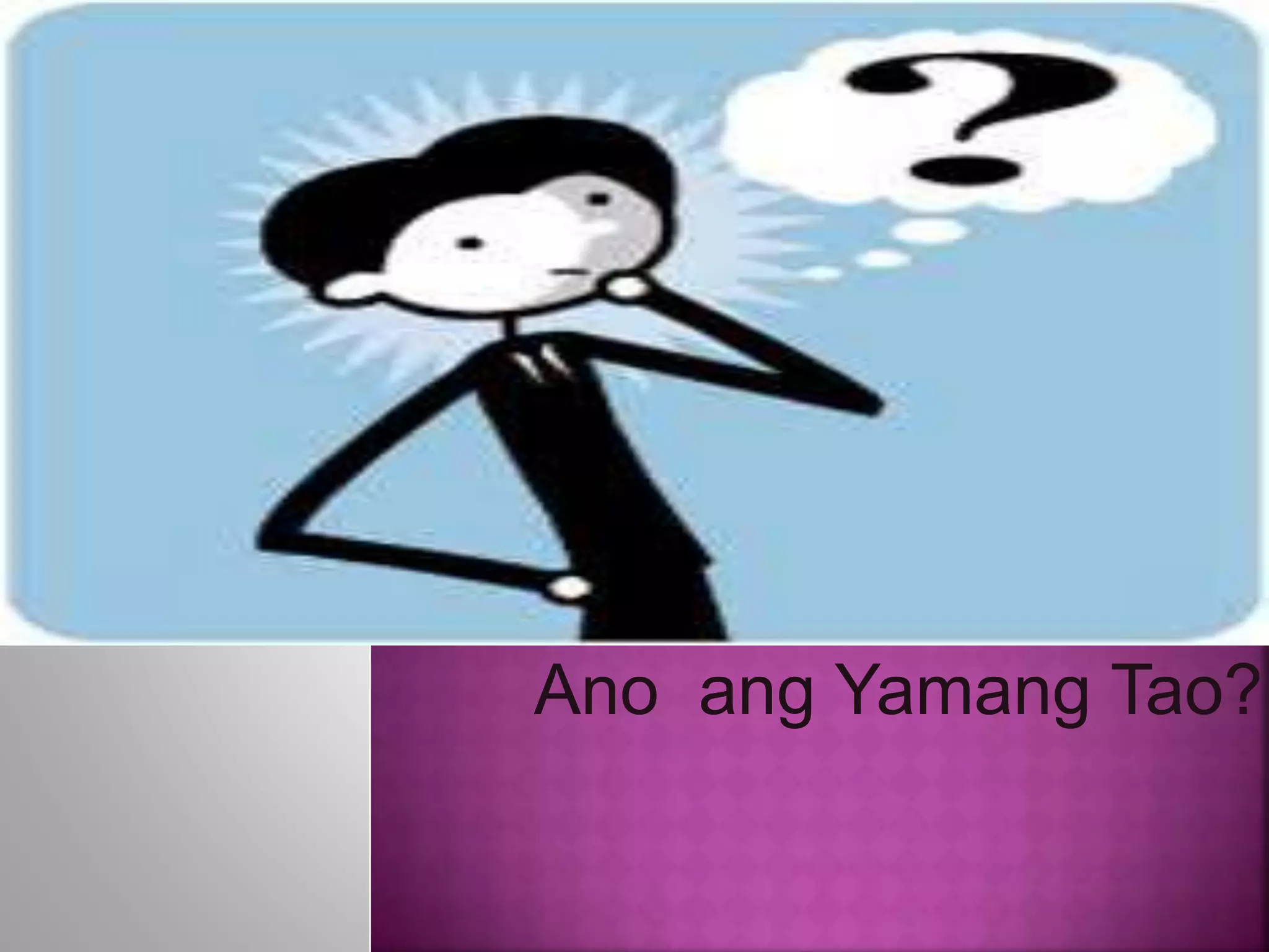yamang tao | PPTX
