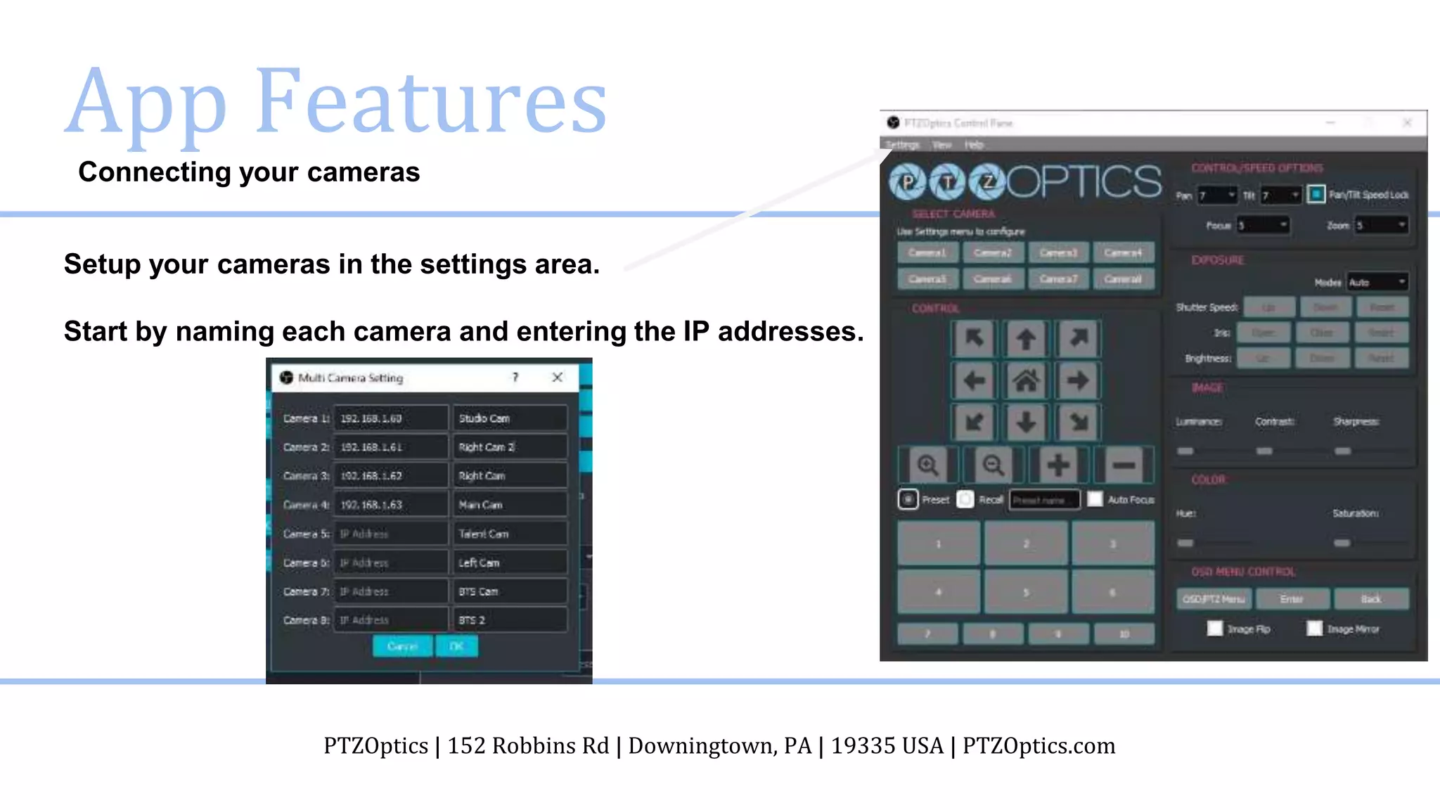 PTZOptics PTZ Camera Applications | PPTX
