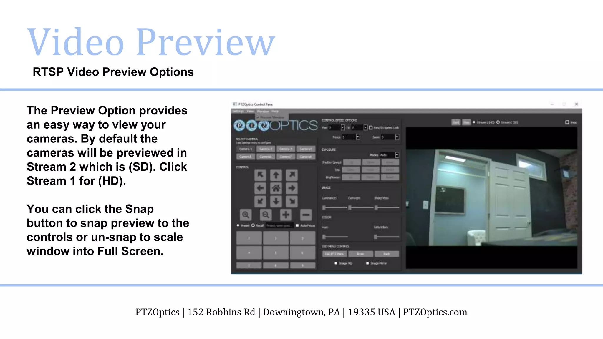 PTZOptics PTZ Camera Applications | PPTX