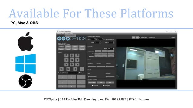 PTZOptics PTZ Camera Applications | PPTX | Operating Systems | Computer ...