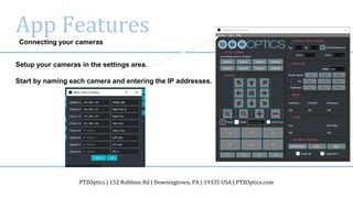 PTZOptics PTZ Camera Applications | PPTX