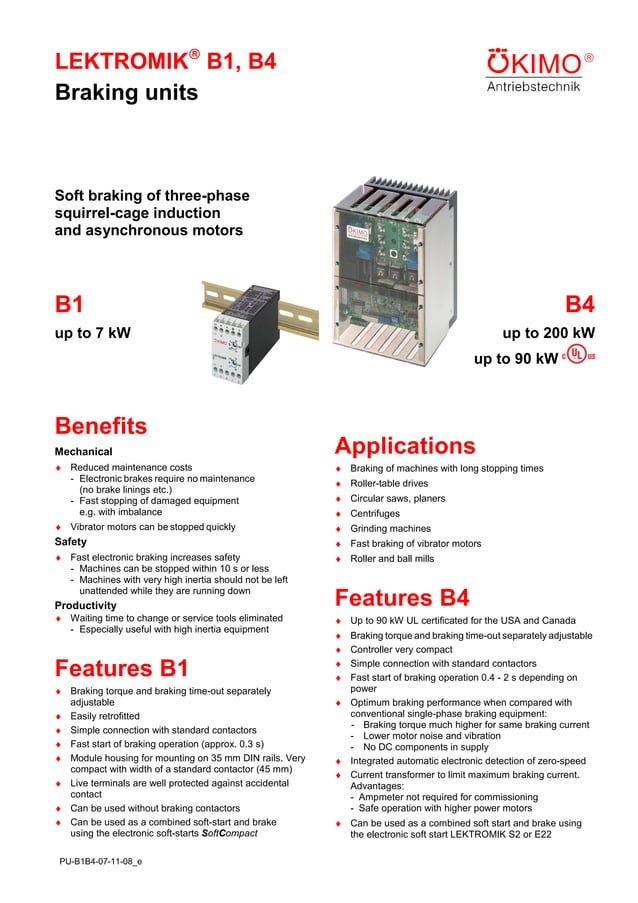 DC Injection braking unit for AC motors | PDF | Radio Control | Hobbies ...