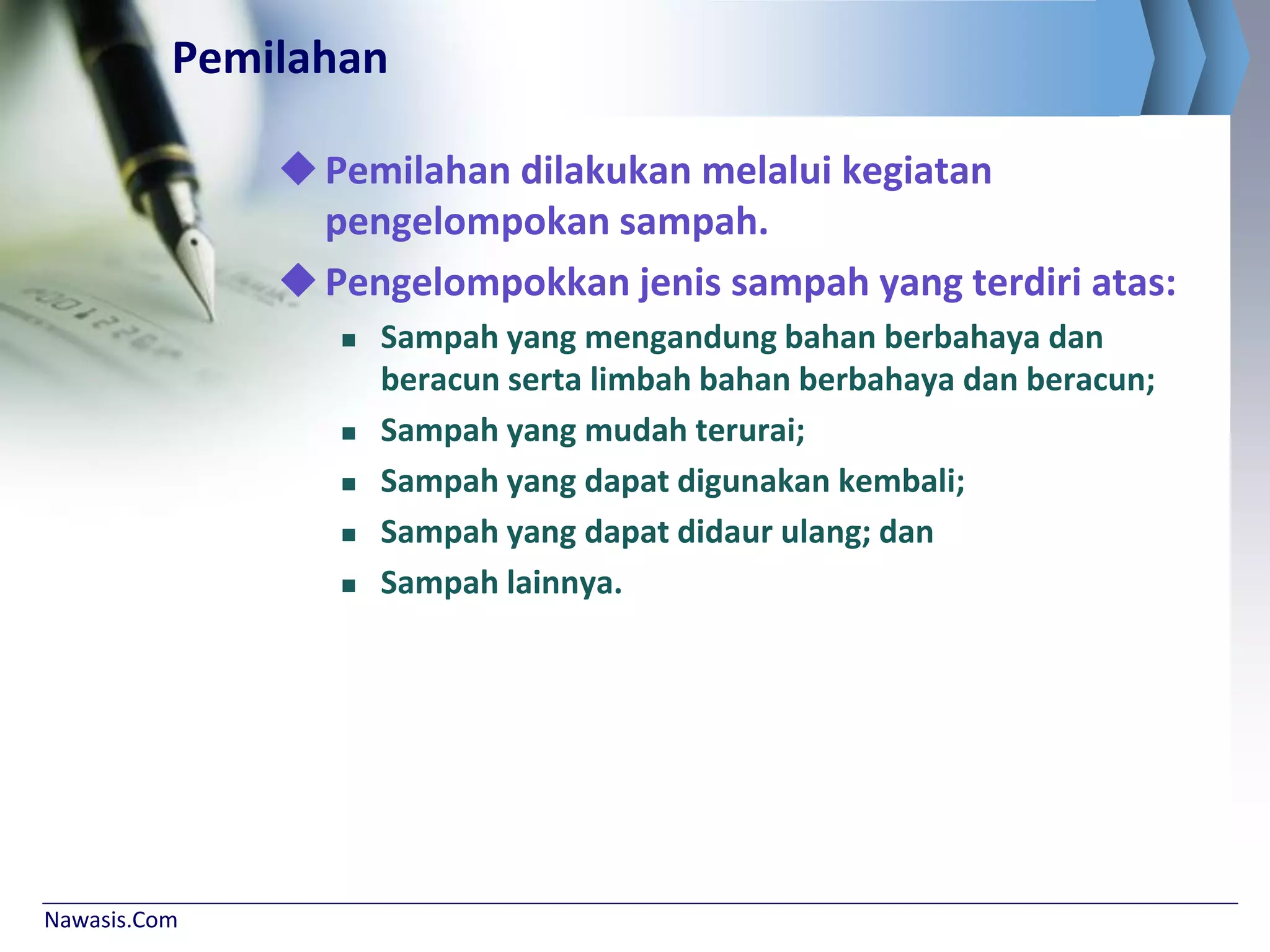 Penanganan Sampah | PDF