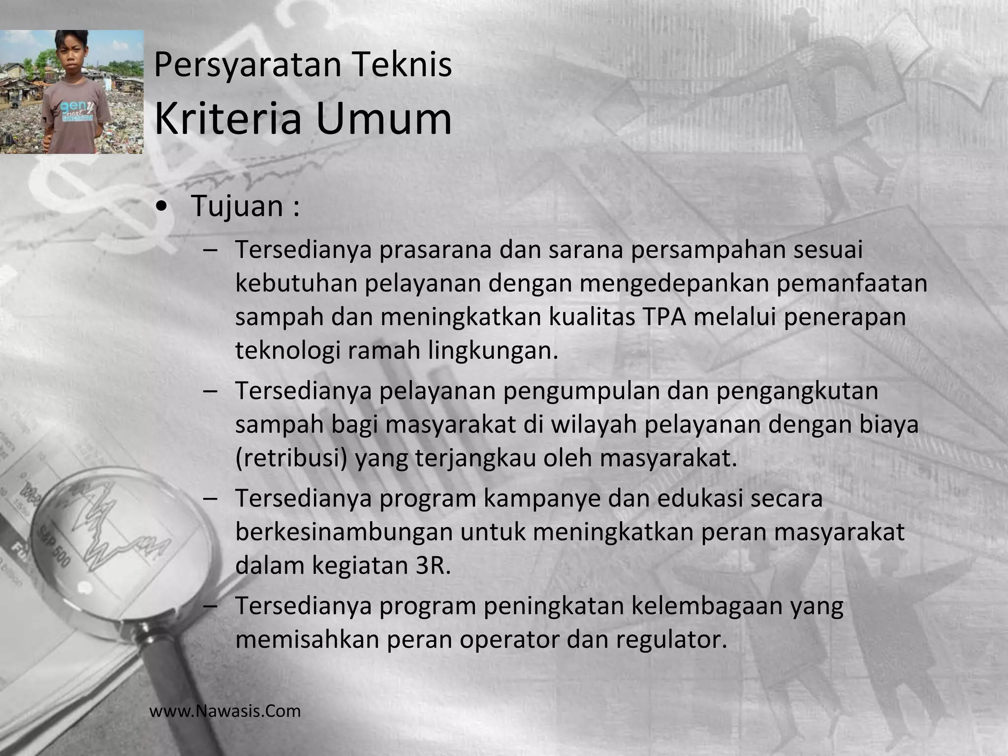 Rencana Induk Persampahan (Master Plan) | PDF