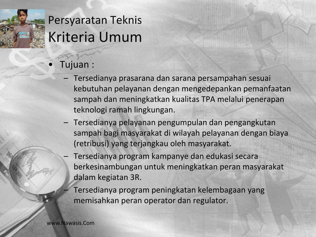 Rencana Induk Persampahan (Master Plan) | PDF