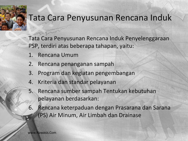 Rencana Induk Persampahan (Master Plan) | PDF