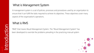 Result Management System - CSE Final Year Projects | PPTX