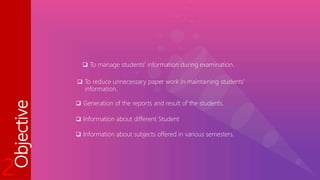 Result Management System - CSE Final Year Projects | PPTX