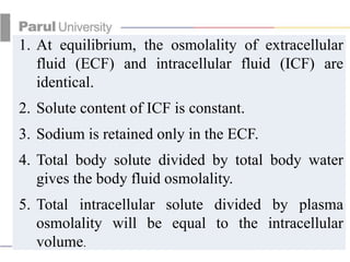 WATER AND ELECTROLYTE BALANCE in normal and abnorm' | PPTX