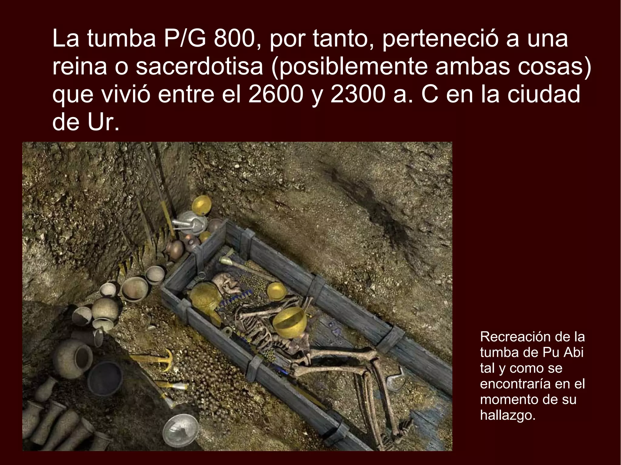 La Tumba P/G 800. Pu Abi | PPT