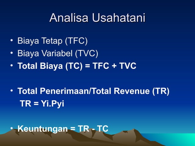 perencanaan usaha agribisnis pertanian .ppt