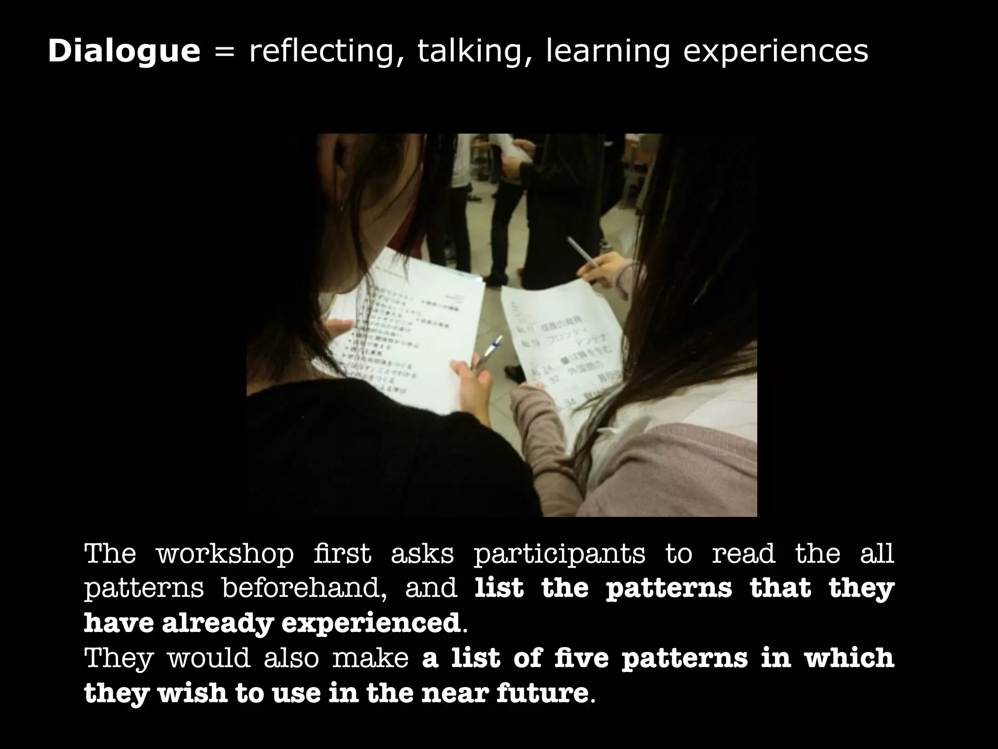 Evolution of Pattern Languages: Designing Human Actions, Dialogue ...