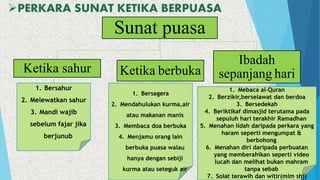 Puasa benteng diri bhg 2 | PPTX
