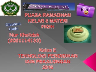 PPT PUASA RAMADHAN | PPTX