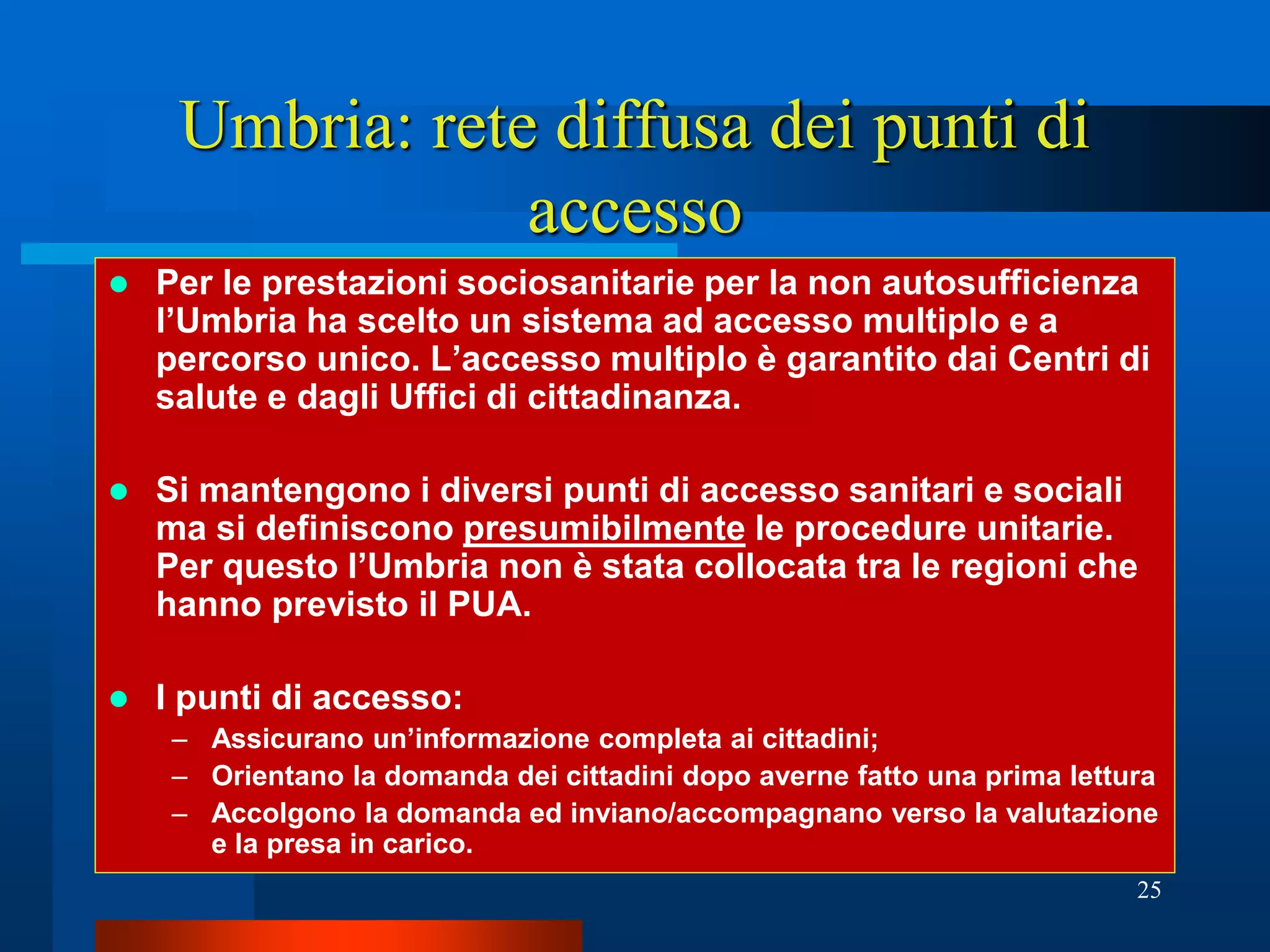 PUA Punti unici di accesso. 1° parte: le norme nazionali e regionali | PDF