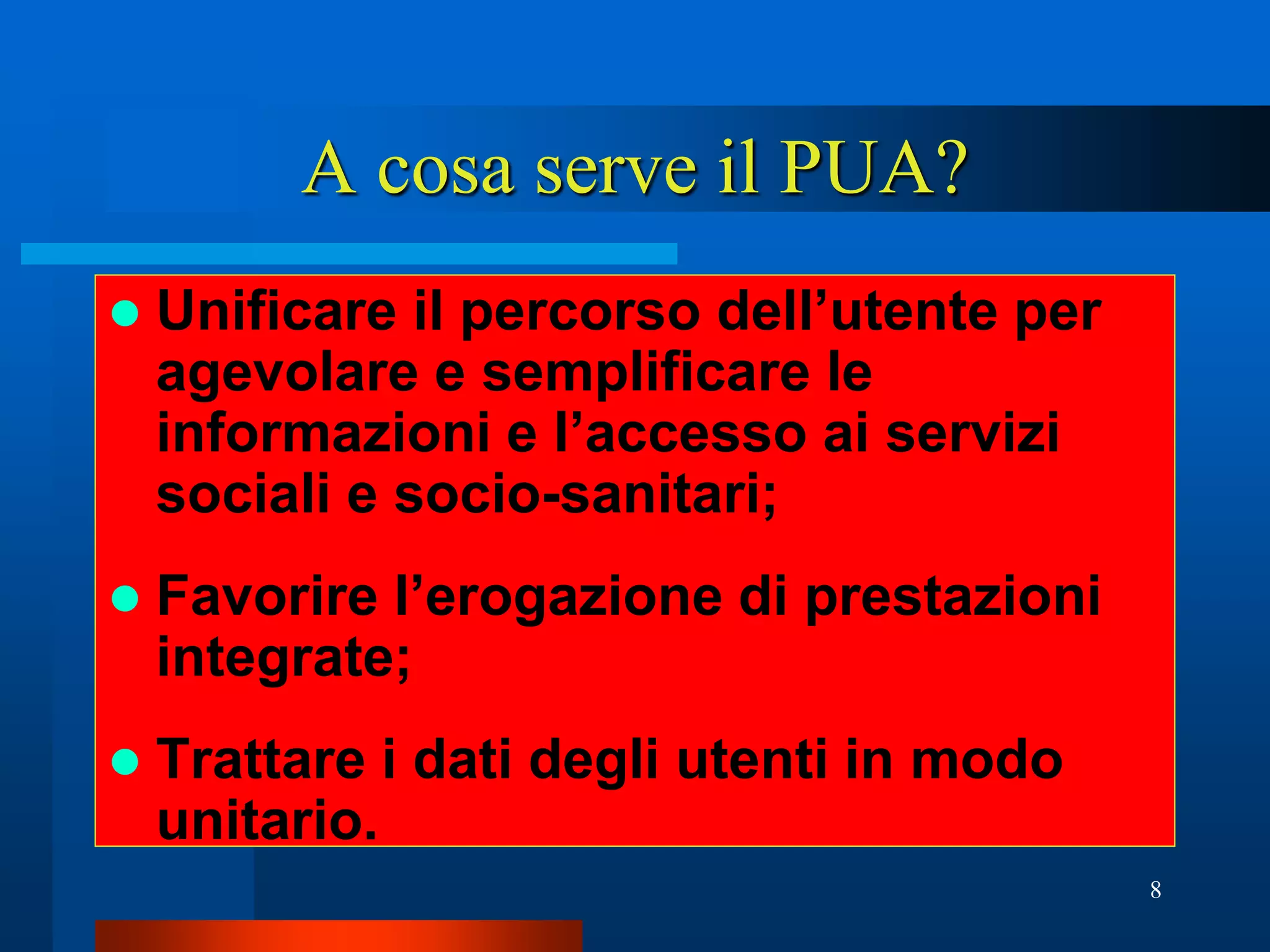 PUA Punti unici di accesso. 1° parte: le norme nazionali e regionali | PDF
