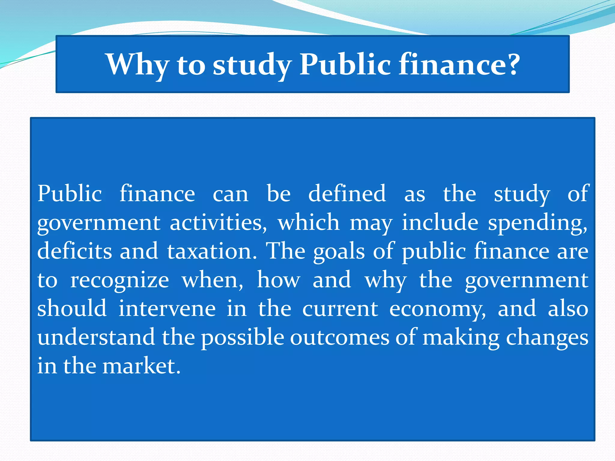 Pub. finance ppt | PPTX