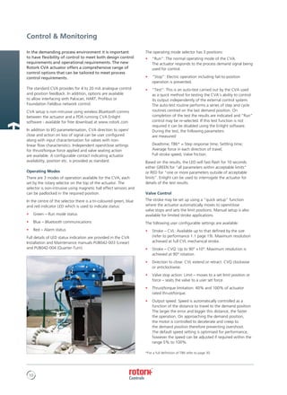 Electric Control Valve Actuators for Industrial Process Applications | PDF