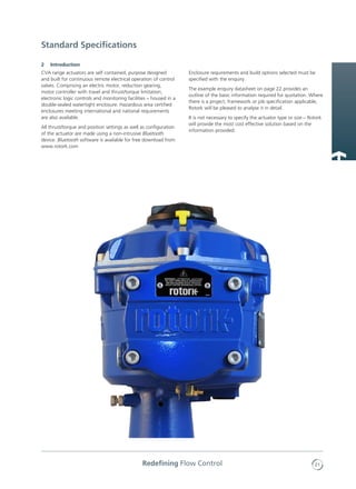 Electric Control Valve Actuators for Industrial Process Applications | PDF