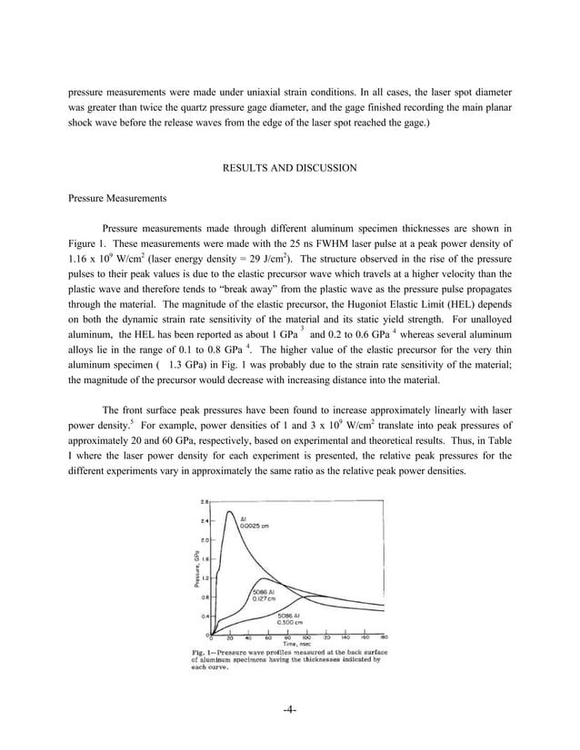 Laser Shock Peening - LSP | PDF