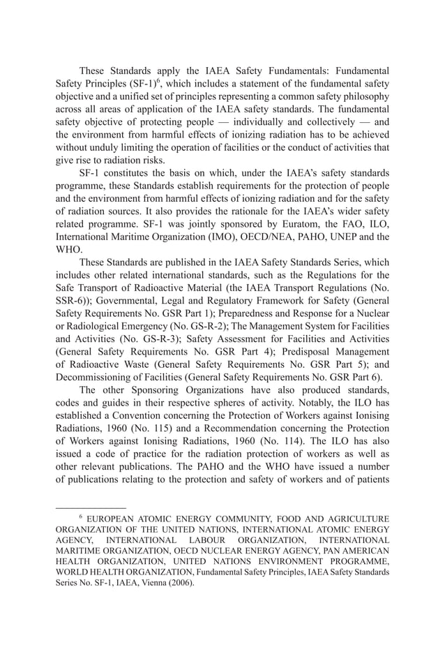 Radiation Protection and Safety of Radiation Sources: International ...