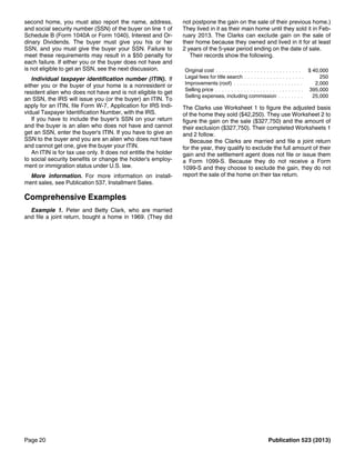 IRS Pub 523 | PDF