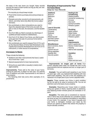 IRS Pub 523 | PDF