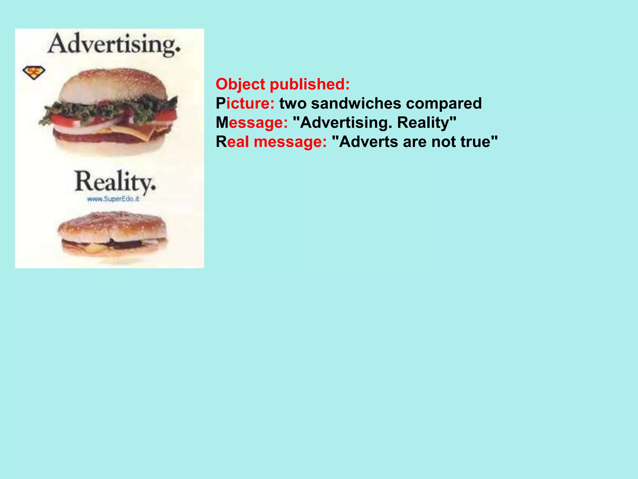 The real meaning of Adverts | PPTX