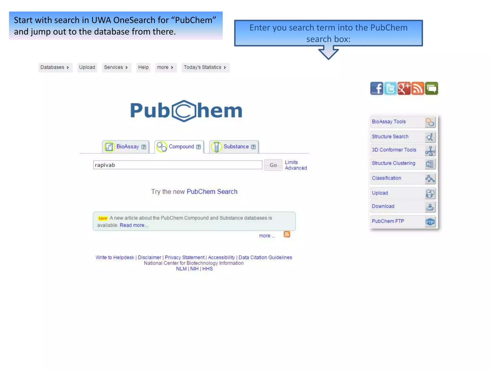 PubChem Database | PPTX