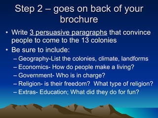 Publisher: Come To America Brochure | PPT