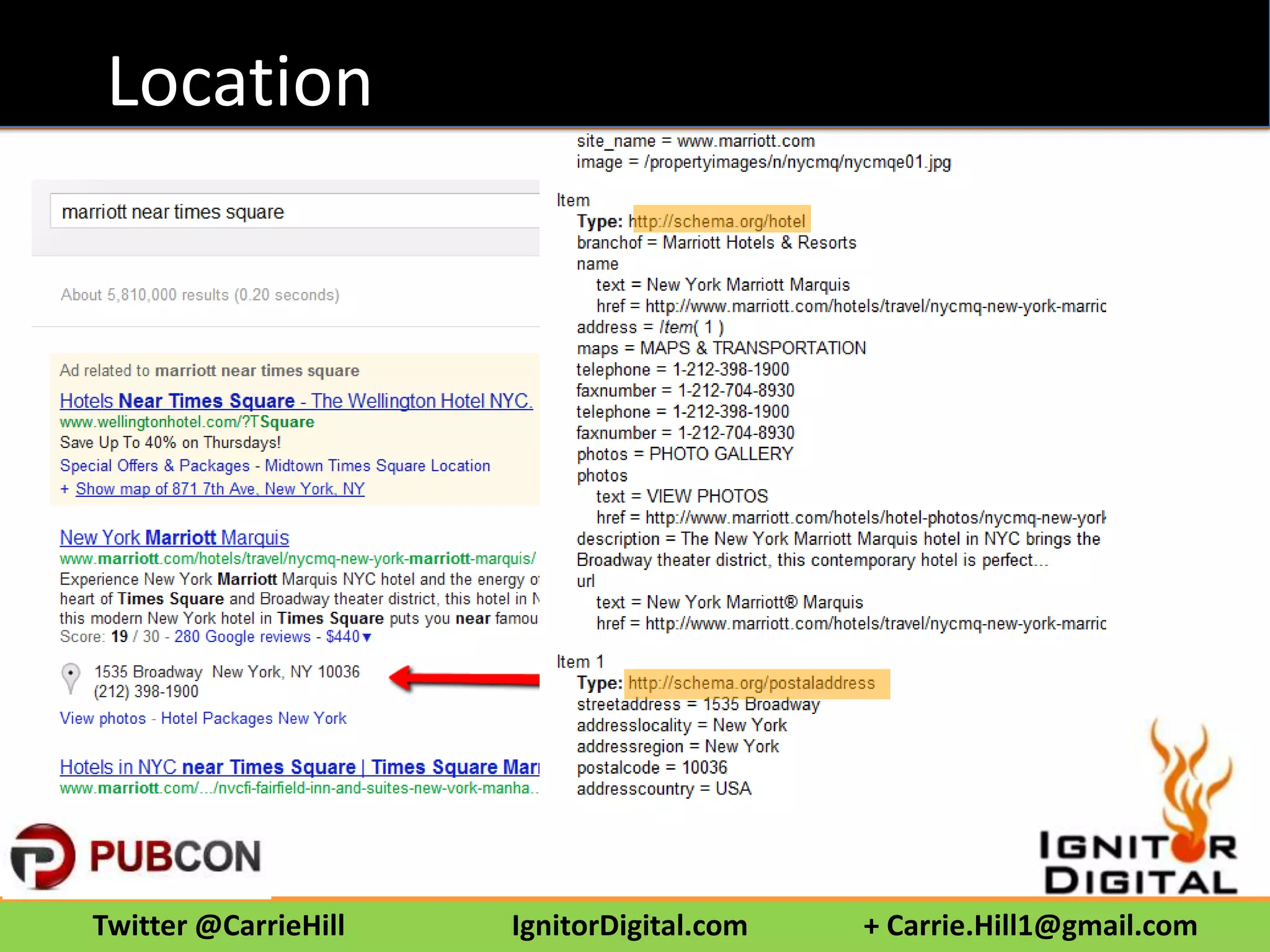 Schema Semantic Markup & Search | PPTX | Web Design and HTML | Internet