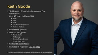 Pubcon 2023 - In-House SEO Product Management | PPT
