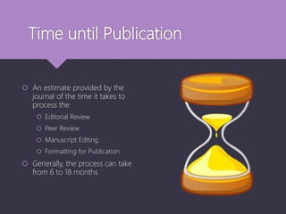 Selecting a Journal: Potential Criteria to Review | PPTX