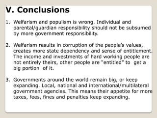 Welfarism, Public Debt and Development Hindrance | PDF