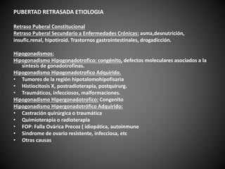 Pubertad | PPTX