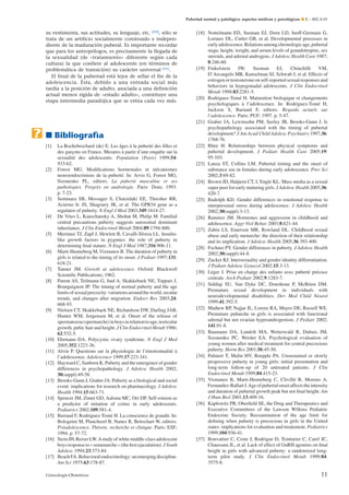 Pubertad nl y patologica med-psicologicos | PDF