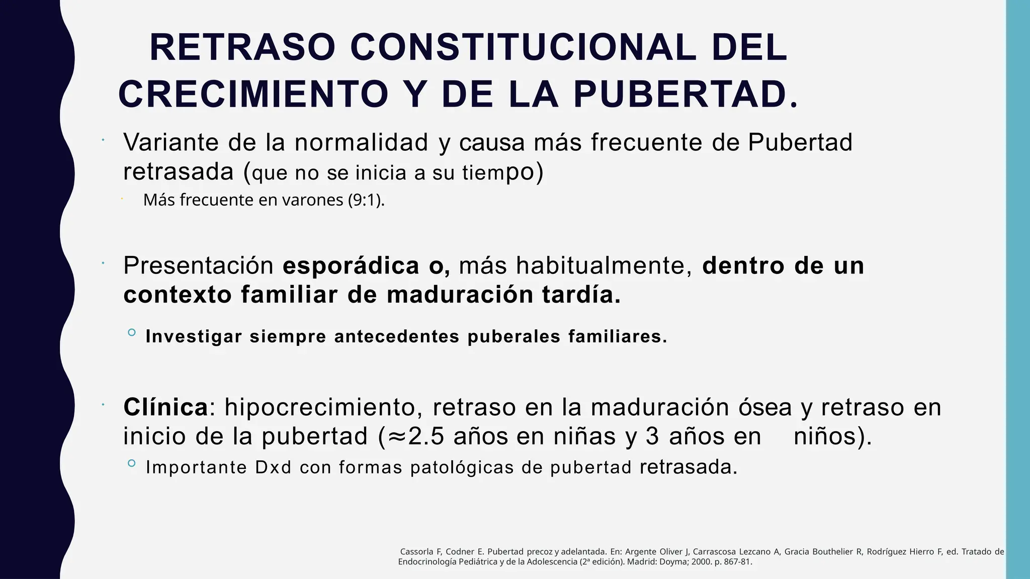 se describe la pubertad y los cambios normales en ella | PPT